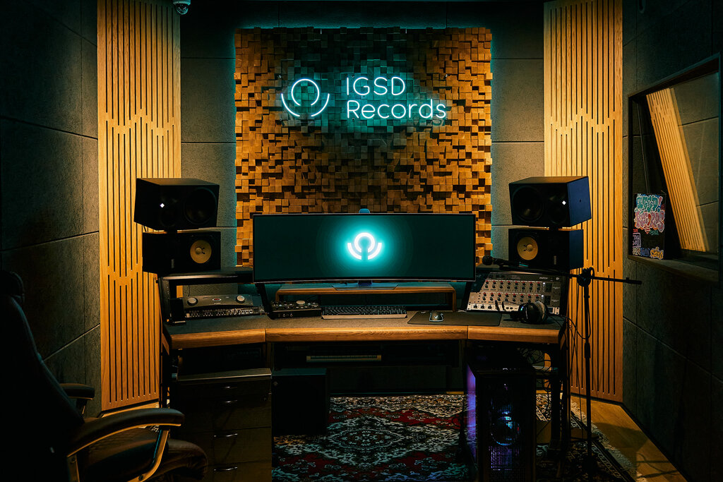 Ses kayıt stüdyoları Igsd Records, Saint‑Petersburg, foto
