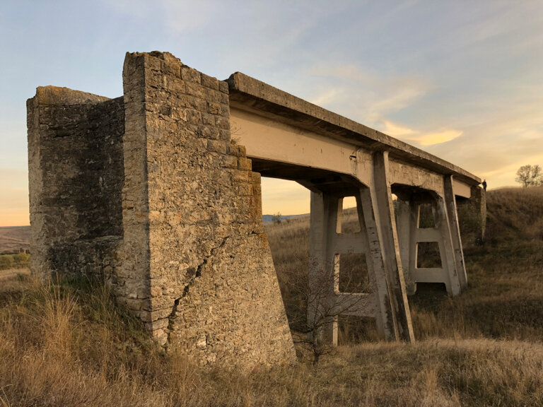Turistik yerler Старый железнодорожный мост, Stavropolski krayı, foto