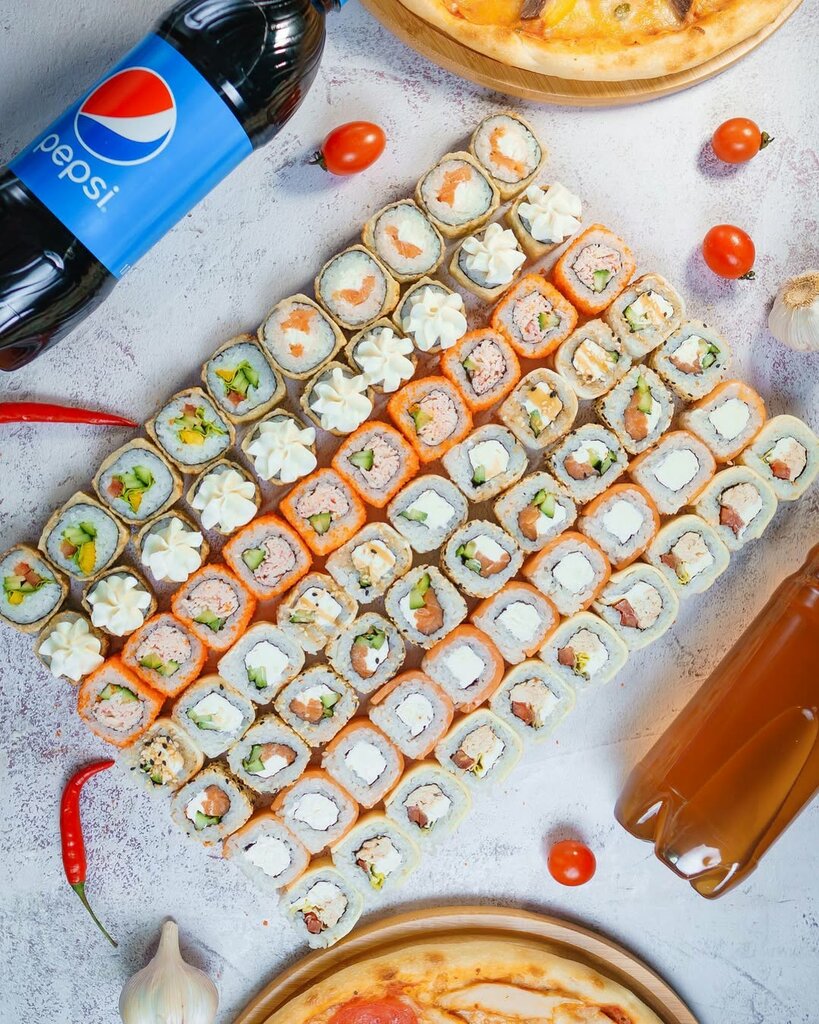 Hazır yemek teslim servisleri Bro Sushi Pizza, Almatı, foto