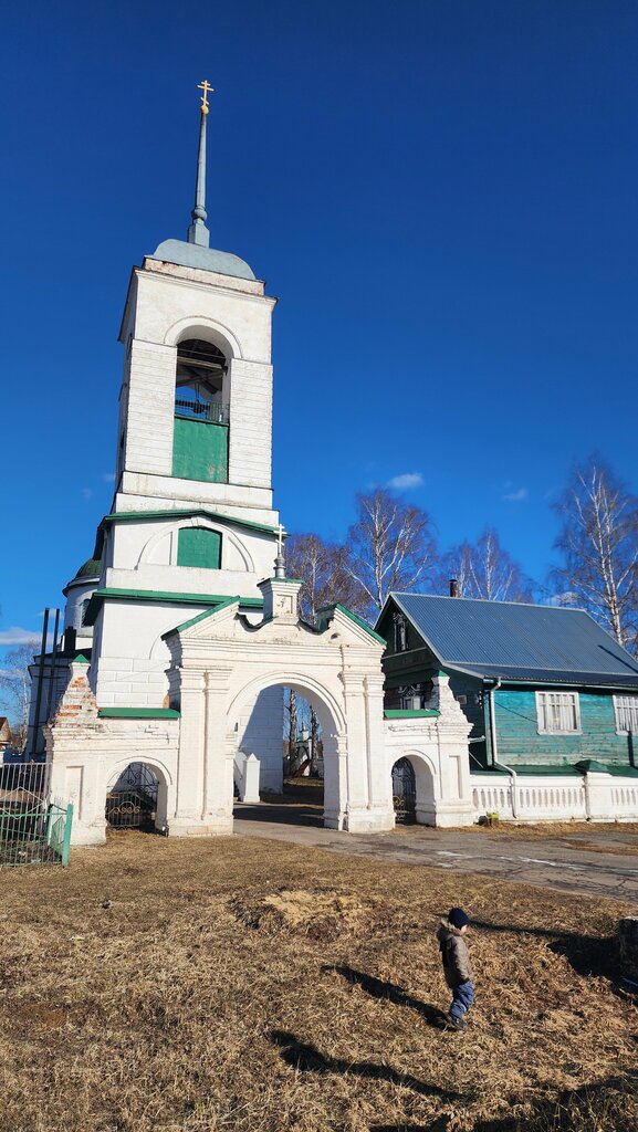 Ortodoks kiliseleri Church of the Nativity of Christ in Zakolpye, Vladimirskaya oblastı, foto