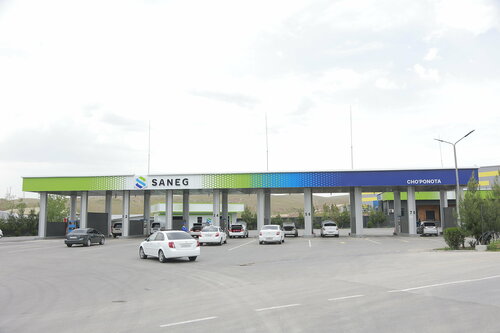 Benzin istasyonu Saneg, Semerkant, foto