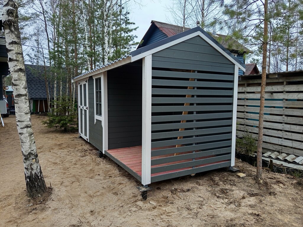 Prefabrik binalar Хозблоки, Saint‑Petersburg ve Leningradskaya oblastı, foto