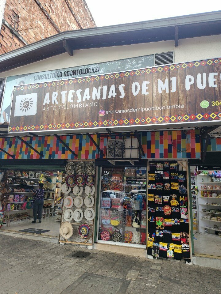 Hediyelik eşya mağazaları Artesanias de mi pueblo, Medellin, foto