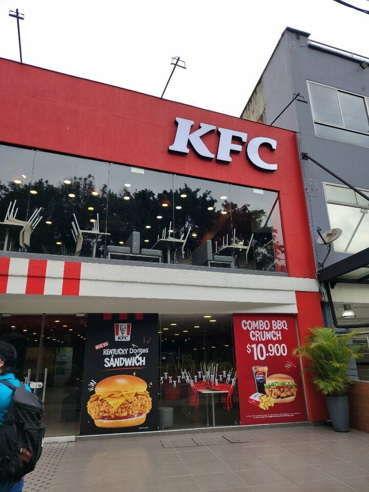 Fast food KFC, Medellin, foto
