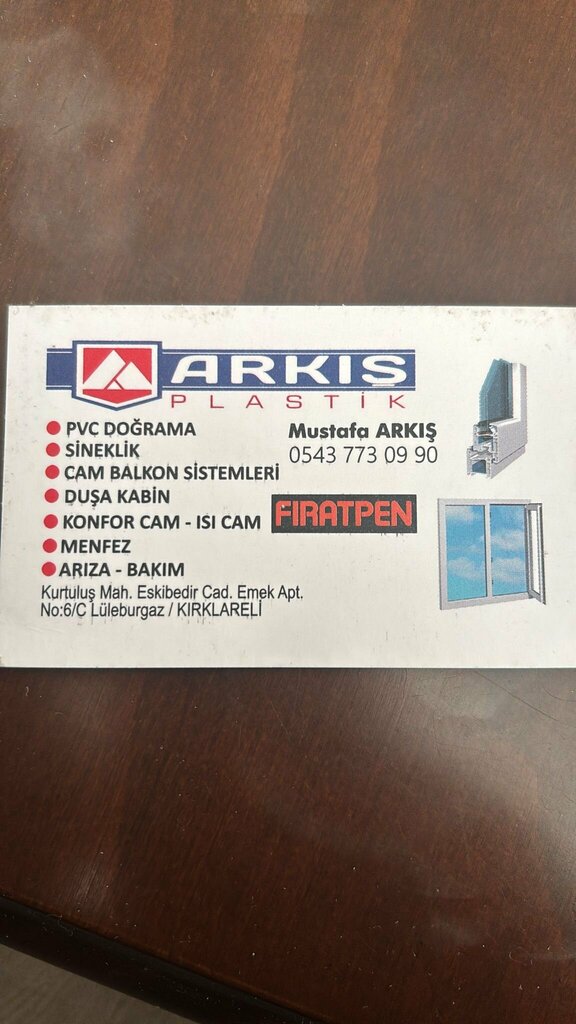 Pencere üretim, satış ve montaj firmaları Arkış Plastik, Lüleburgaz, foto