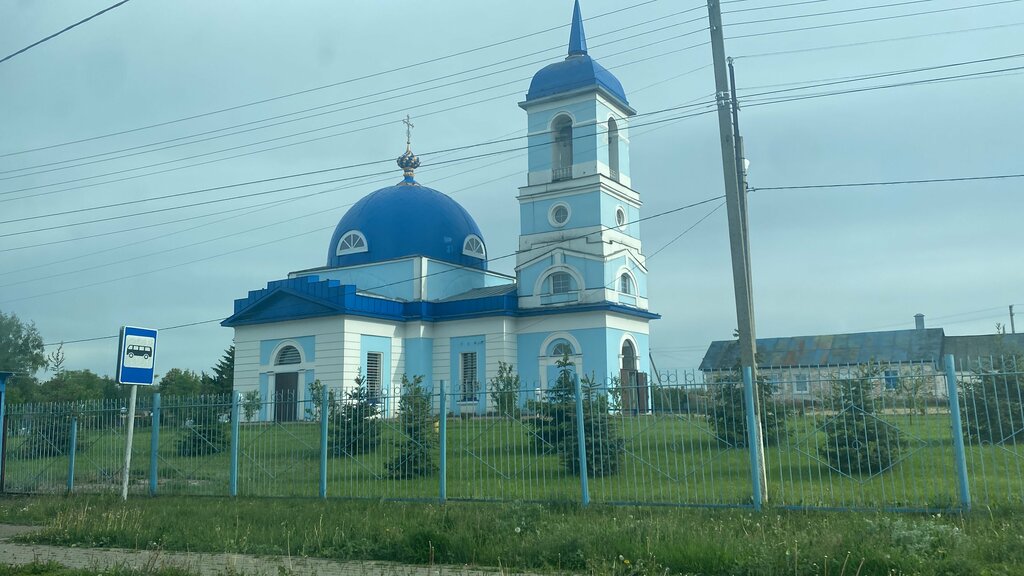 Ortodoks kiliseleri Tserkov Ioanna Predtechi v Ivanovke, Tambovskaya oblastı, foto
