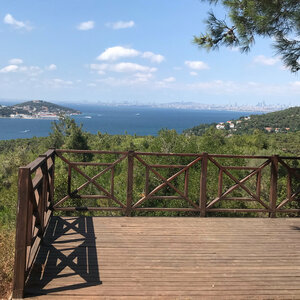 Büyükada Seyir Terası (İstanbul, Adalar, Nizam Mah.), seyir terası  Adalar'dan