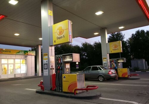 Benzin istasyonu Rosneft', Belgorodskaya oblastı, foto