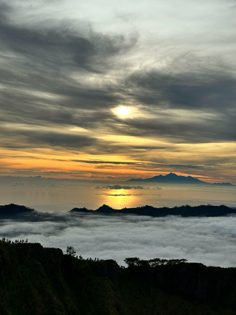 Volkan Batur Volcano, Bali, foto