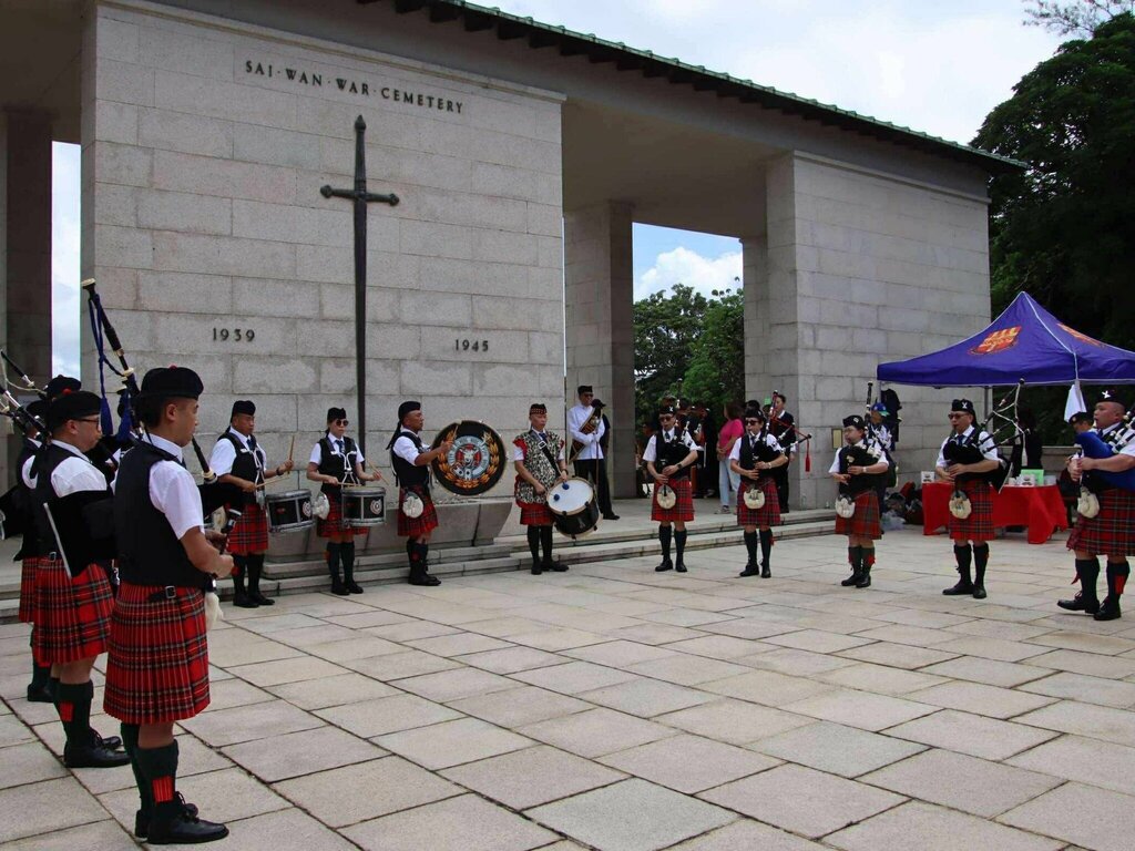 Mezarlıklar Sai Wan War Cemetery, Hong Kong, foto