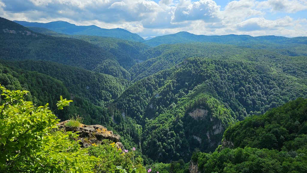 Seyir terası Гнездо, Krasnodarski krayı, foto