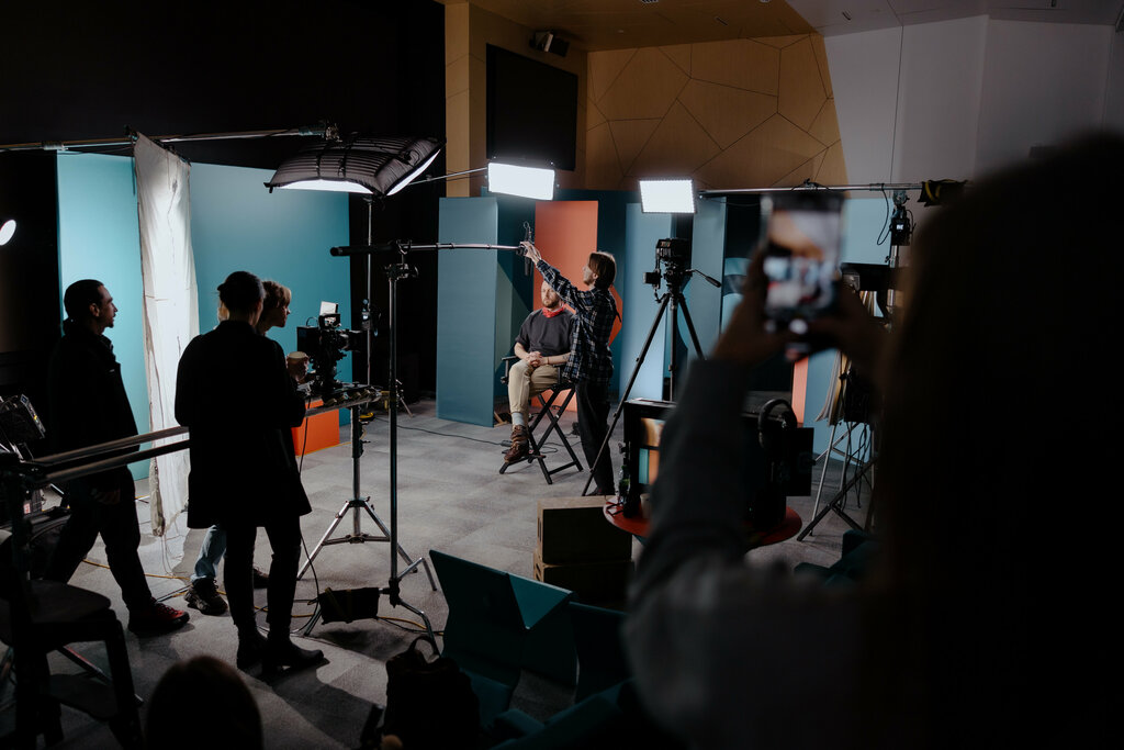 Video üretimi Studio 361, Moskova, foto