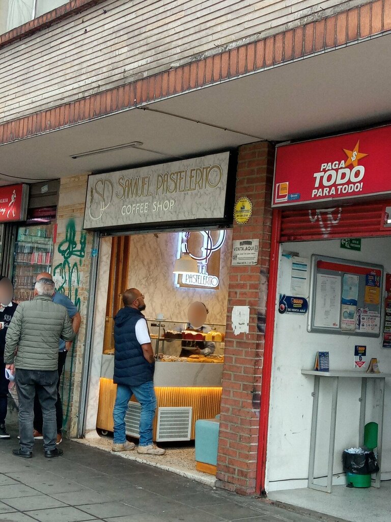 Kahve dükkanları Samuel Pastelerito, Bogota, foto
