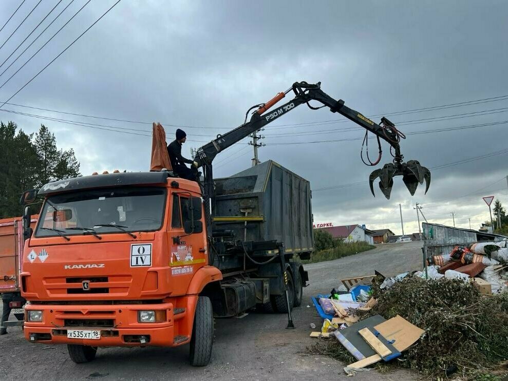 Çöp hizmetleri Удмуртская Мусороперерабатывающая Компания, Udmurtiya, foto