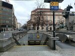 Karlovo Square metro station (Dittrichova No:339/10, Prague), metro istasyonu  Prag'dan