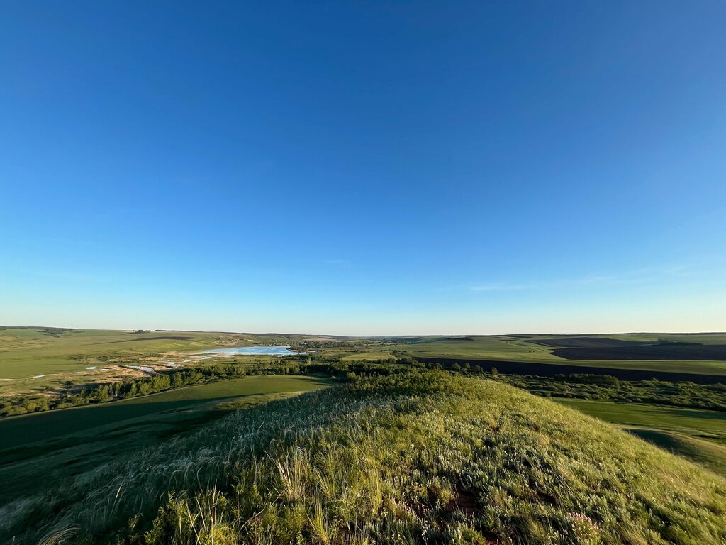 Dağ zirvesi Гора Курник, Orenburgskaya oblastı, foto