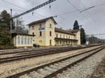 Hluboka nad Vltavou-Zamosti (Jihočeský kraj, Ceske Budejovice, Hluboka nad Vltavou), tren istasyonu  Hluboka nad Vltavou'dan