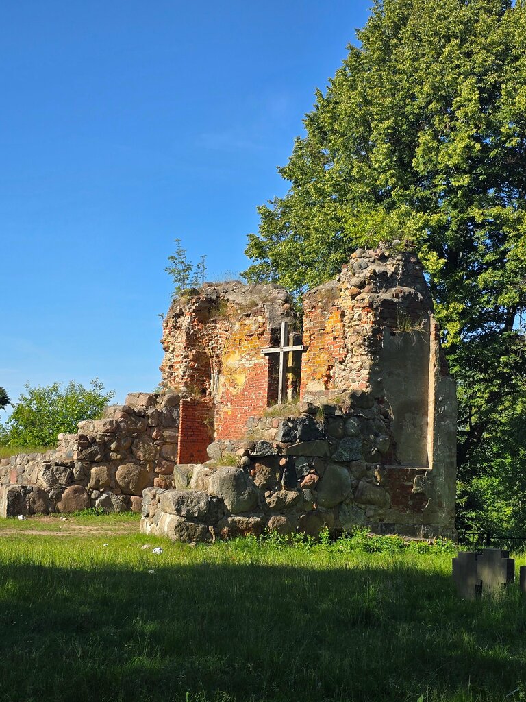 Protestan kilisesi Kirche Germau, Kaliningradskaya oblastı, foto