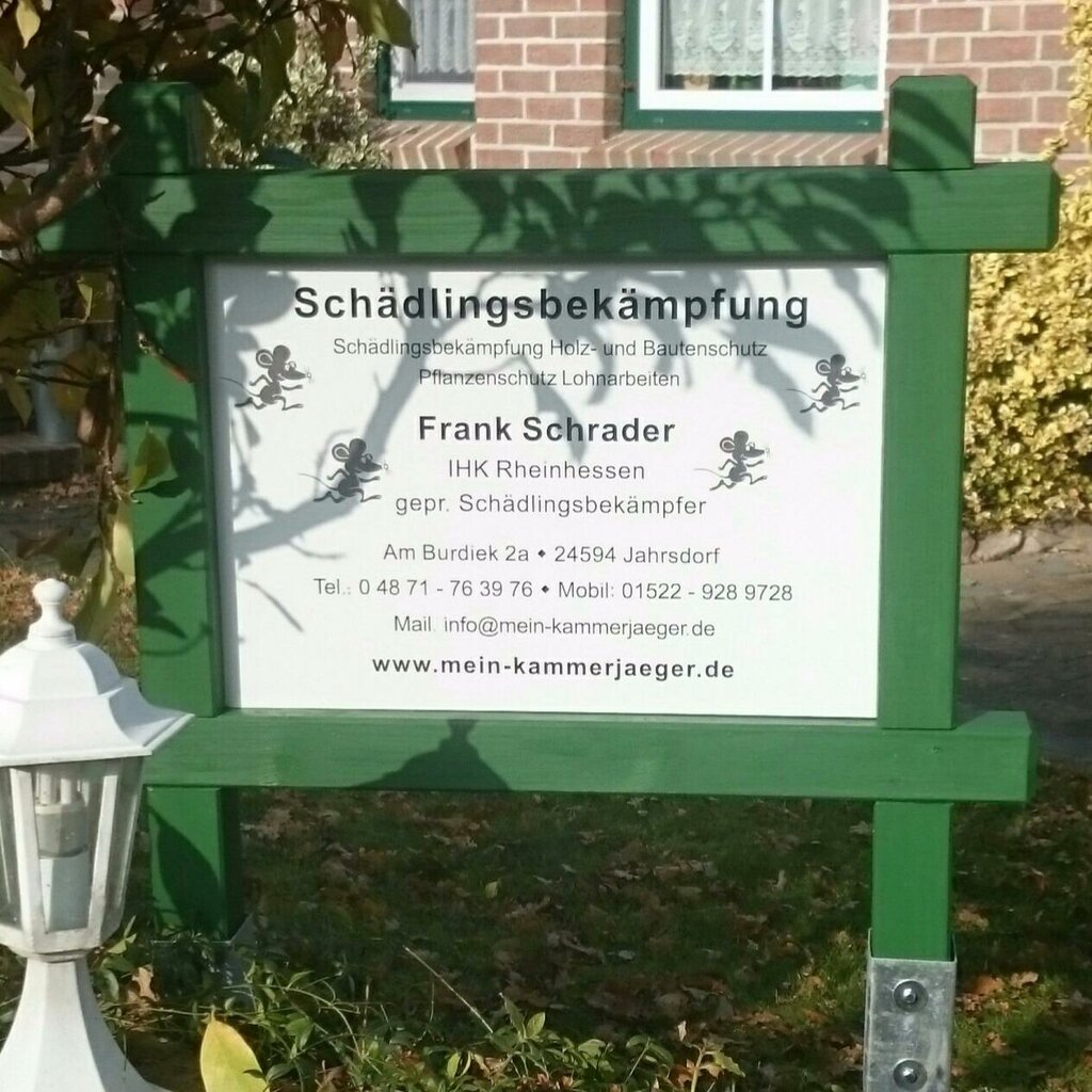 i̇nşaat firmaları Schrader Schädlingsbekämpfung Schädlingsbekämpfer Pflanzenschutz Holz- und Bautenschutz, Schleswig‑Holstein, foto
