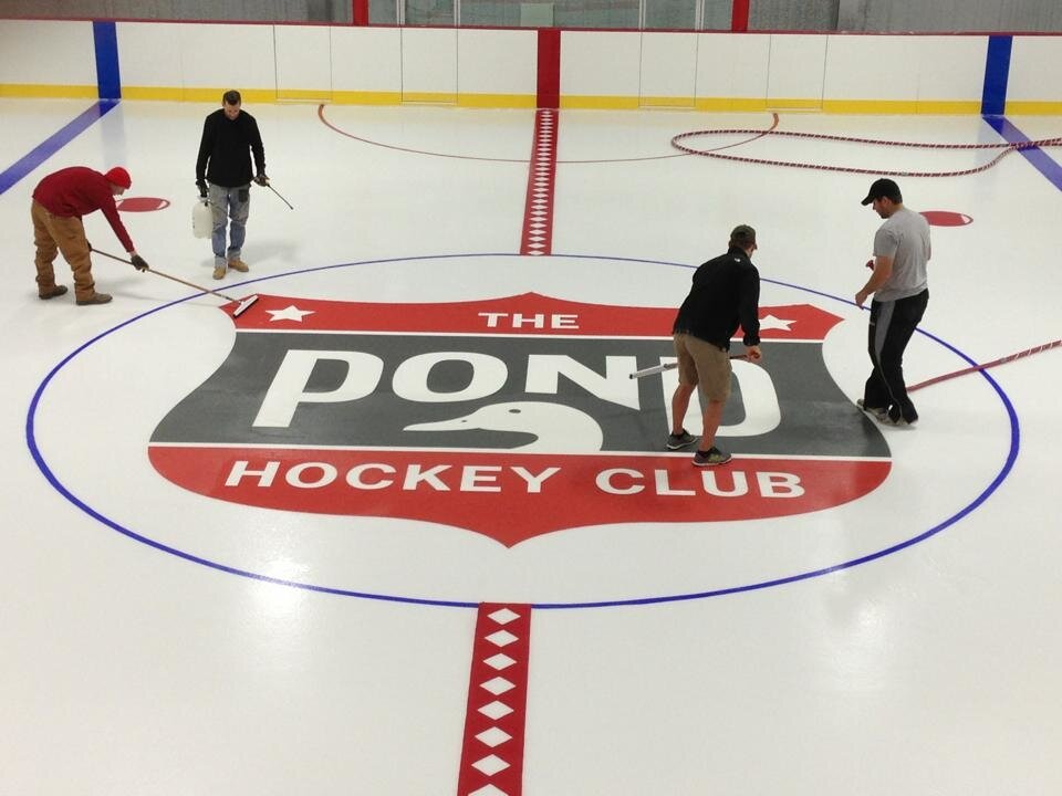 Buz pateni pistleri The Pond Hockey Club, Austin, foto