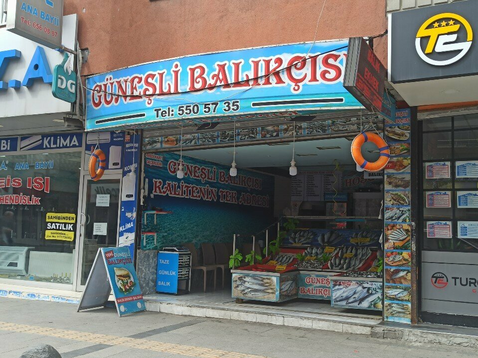 Balık ve deniz ürünleri Güneşli Balıkçısı, İstanbul, foto