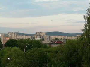 Observation deck (Sverdlovsk Region, Pervouralsk, ulitsa Vatutina), seyir terası  Pervouralsk'tan