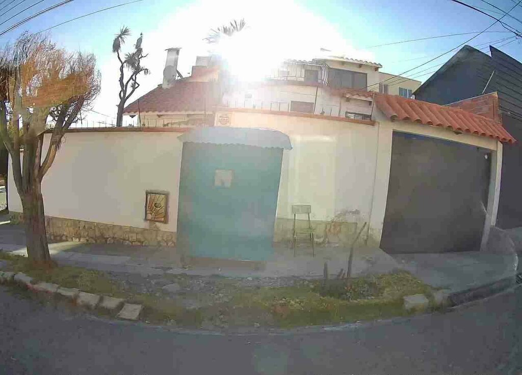 Geçiş noktaları, güvenlik kontrol alanı Security Post, La Paz, foto