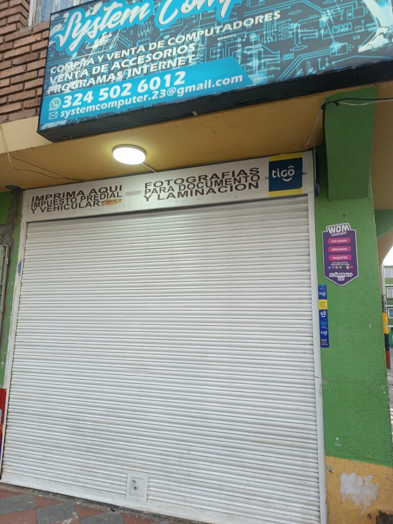 Bilgisayar mağazaları System Computer, Bogota, foto