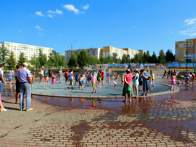 Çeşme Фонтан Торнадо, Saransk, foto