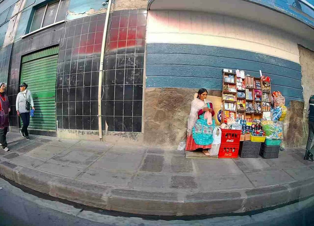 Mini-market Market Stall, La Paz, foto