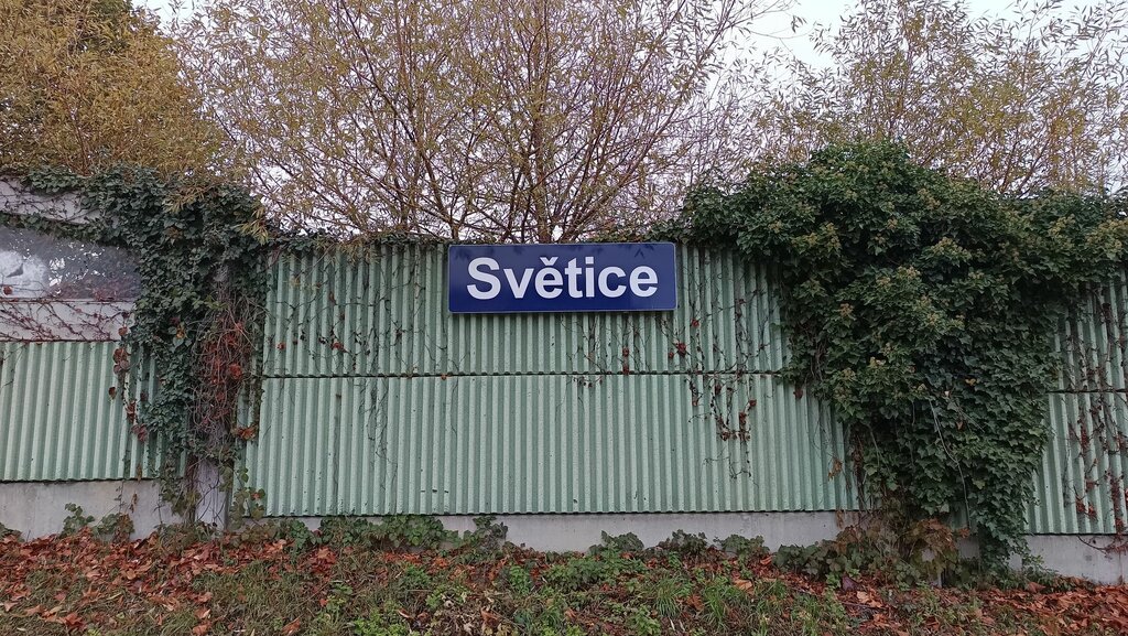 Tren istasyonu Svetice, Orta Bohemya Bölgesi, foto