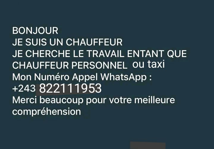 Oto kiralama Groupe D'Appui de Chauffeurs, Kinsaşa, foto