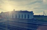 Railway station (Grodzienskaja Region, Iwjewski District, Lipnishkawski Rural Council, derevnya Gavya), tren garları  Grodnenskaya oblastından
