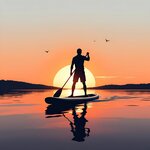 Sup прокат (улица Гагарина No:12А), kürek sörfü  Lahdenpohya'dan