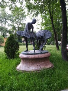 Балерина (Moscow, Zapadniy Administrative District, Dorogomilovo District), park, sokak heykeli  Moskova'dan