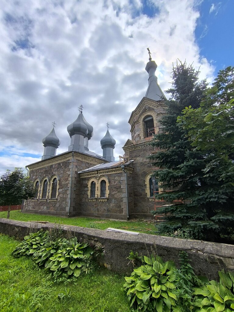Ortodoks kiliseleri Saint Nicholas Orthodox church in Staryja Haby, Minskaya oblastı, foto