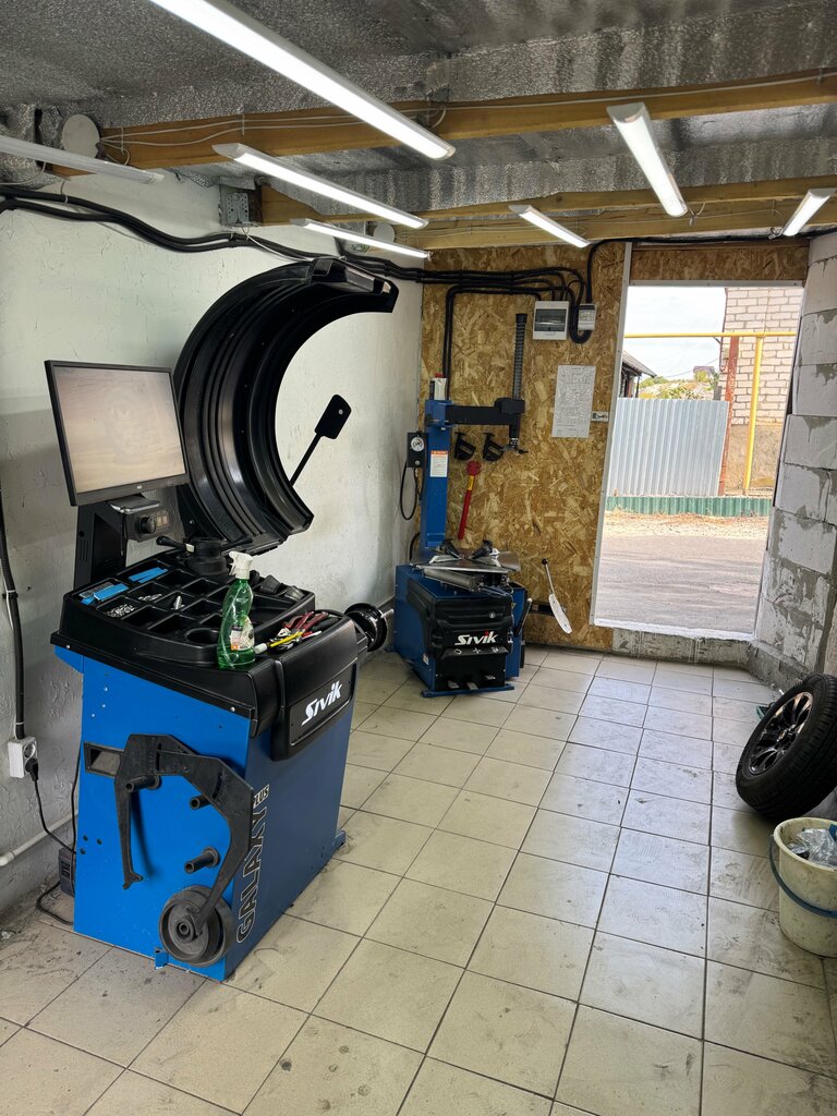 Oto lastik tamiri Tire service, Voronejskaya oblastı, foto
