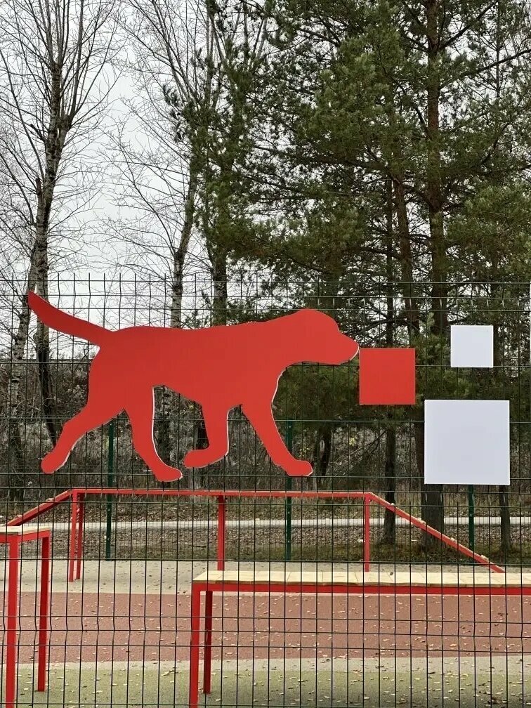 Köpek gezdirme alanları Собачья площадка, Kaluga, foto