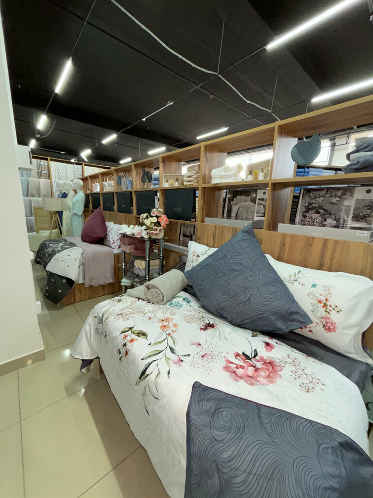 Ev eşyası mağazaları Домашний текстиль, Naberejniye Çelny (Yar Çallı), foto