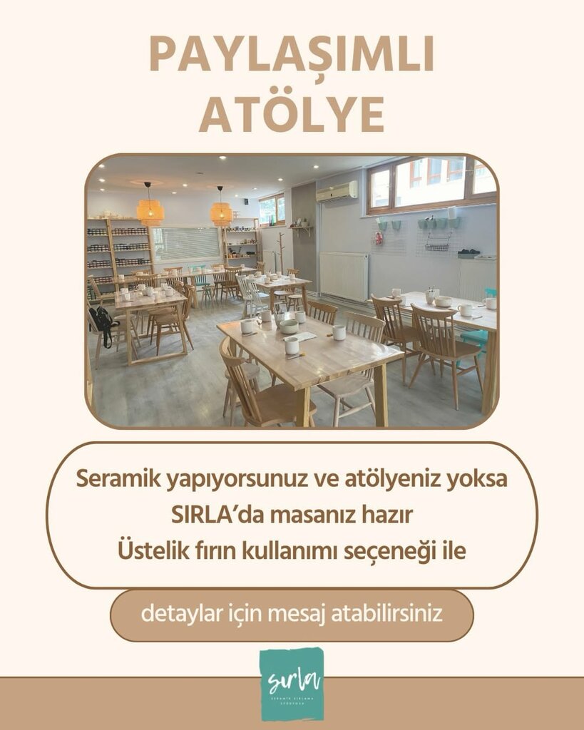 Çömlek atölyesi Sırla Seramik Stüdyosu, Ankara, foto