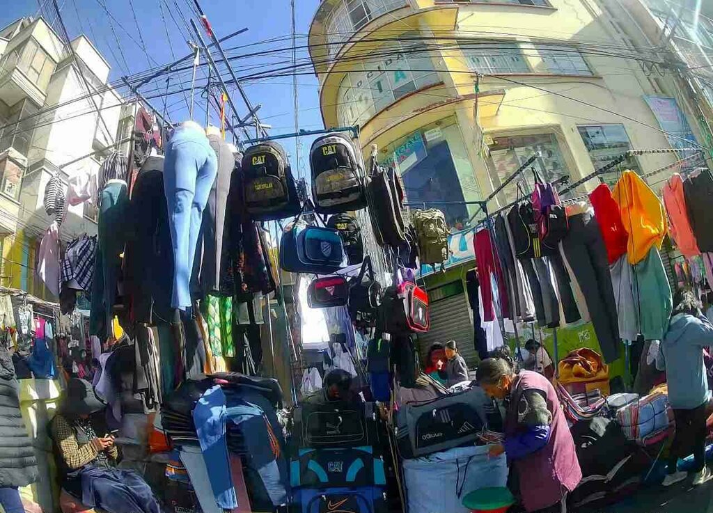 Mini-market Market Stall, La Paz, foto