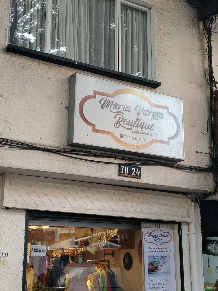 Giyim mağazası Maria varga boutique, Medellin, foto