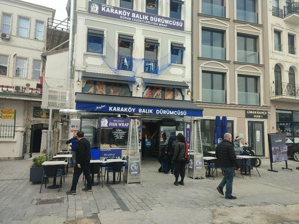 Fast food Meşhur Karaköy Balık Dürümcüsü, İstanbul, foto