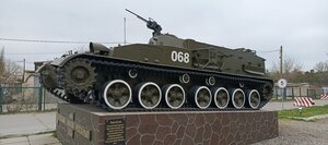 Гусеничный минный заградитель 68 отдельного морского инженерного полка (Autonomous Republic of Crimea, Yevpatoriya, kvartal Aviagorodok), teknoloji anıtı  Yevpatorya'dan
