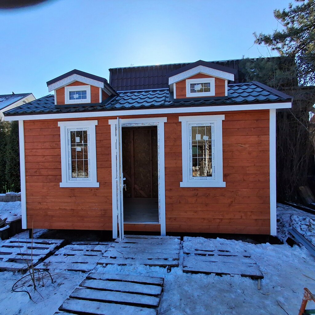 Yazlık ev inşaatı Gavrilych, Solneçnogorsk, foto