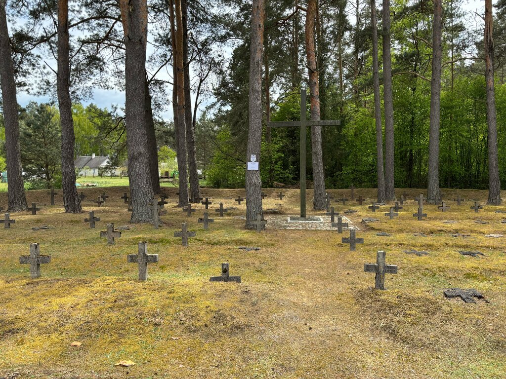 Mezarlıklar Немецкое военное кладбище периода Первой мировой войны, Grodnenskaya oblastı, foto