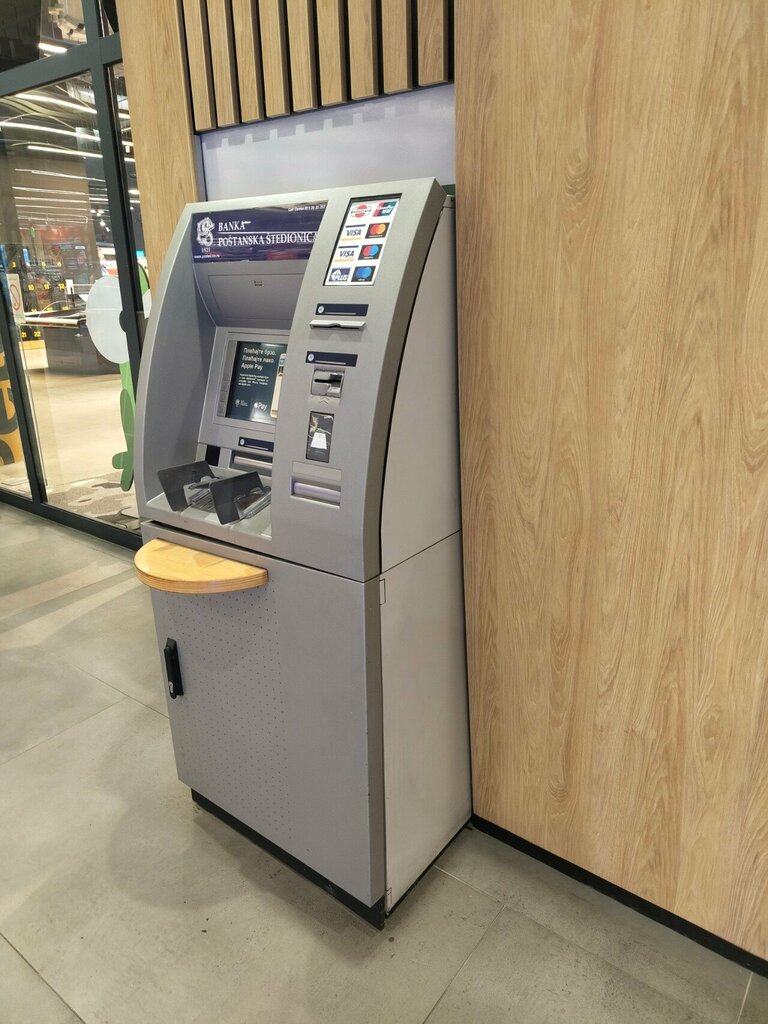 ATM'ler Банка Поштанска Штедионица, Belgrad, foto