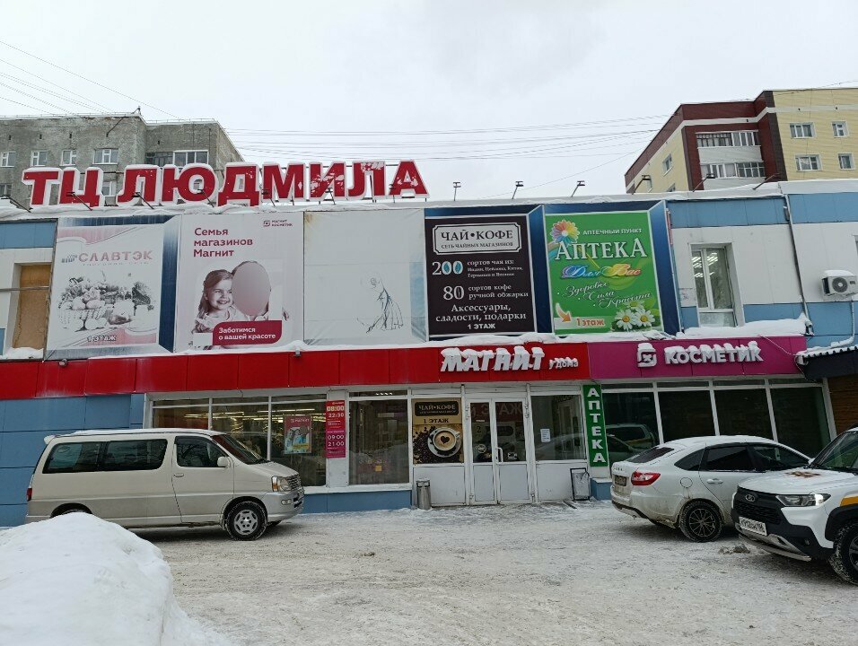 Alışveriş merkezleri Торговый центр Людмила, Nijnevartovsk, foto