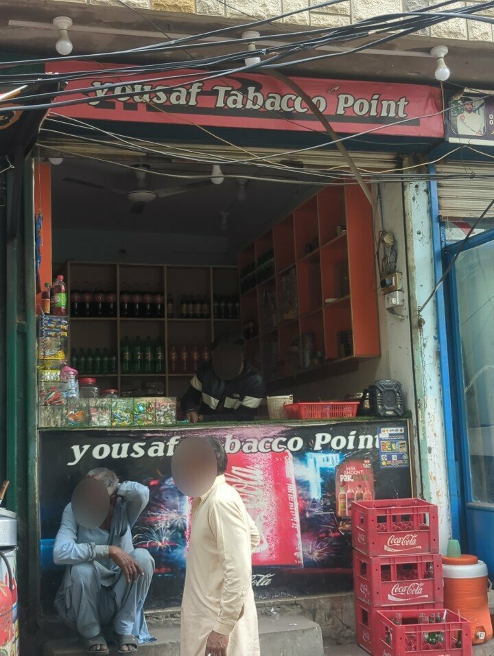 Kafe Yosif tabacco point, Lahor, foto