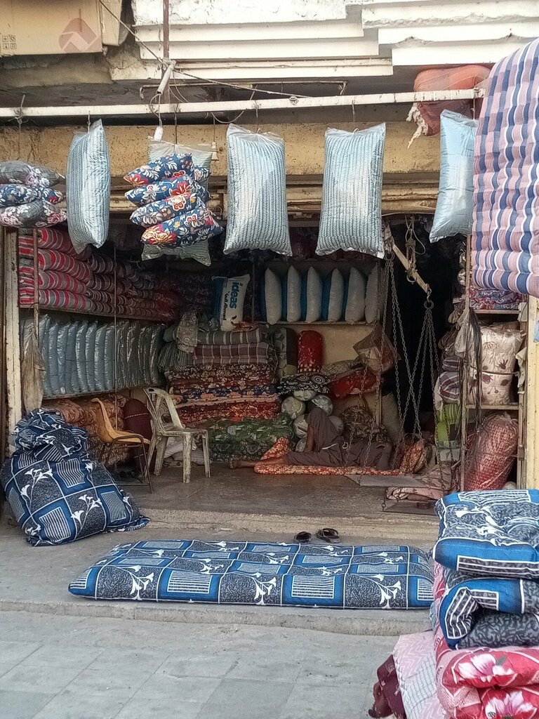 Ev tekstili mağazaları Khan Razai center, Karaçi, foto